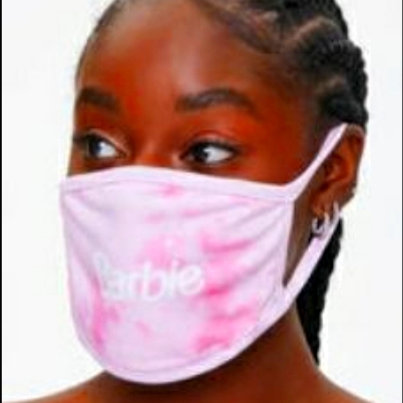 Barbie | Accessories | Barbie X F2 Pink Tie Dye Adult Size Mask New ...